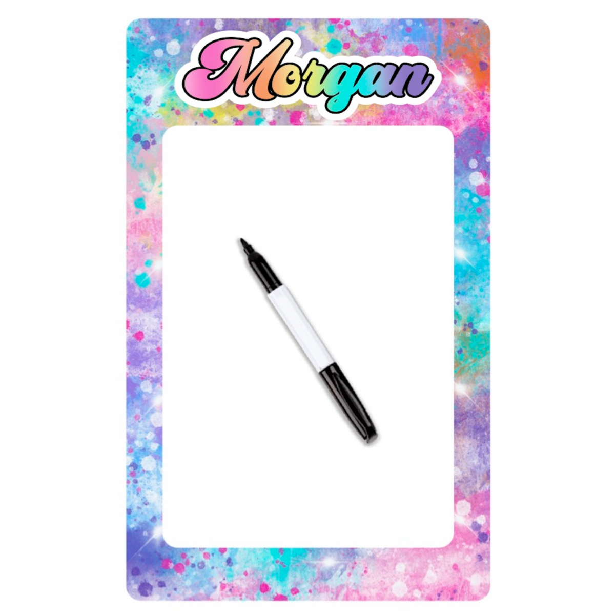 Personalized Dry Erase Board - Rainbow Cloud – Pack for Camp