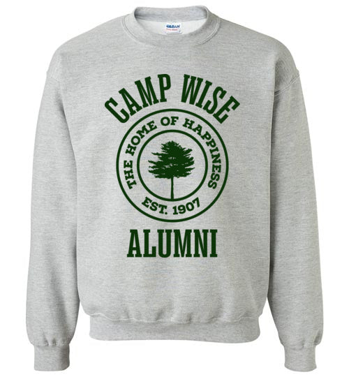Wise Alumni Crewneck Sweatshirt – Pack for Camp