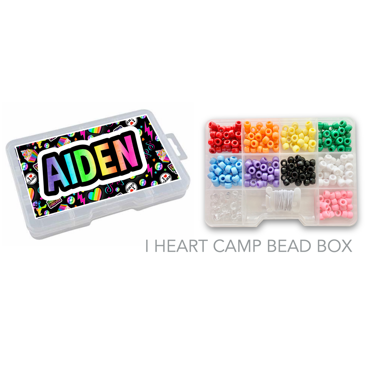 Personalized Bead Box - I Heart Camp – Pack for Camp