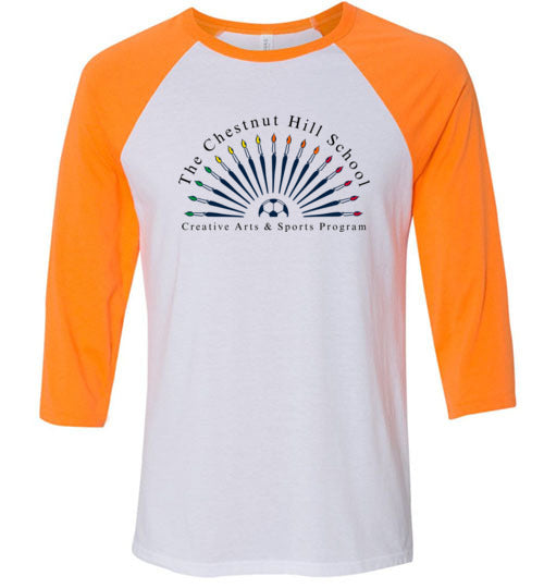 Chestnut Hill School 3/4 Sleeve T-Shirt - Classic – Pack for Camp